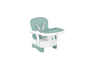 3800171202398 - Kikkaboo Kinderstuhl Boostersitz Chewy Doppeltablett Sicherheitsgurt faltbar grün