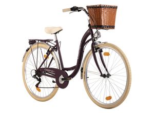 4250547534773 - DaCapo Damenrad 28 Casino 6 Gänge RH 48 cm mit Korb