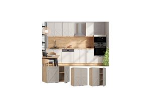 4066731452682 - Hängeschrank Fame-Line Eiche Grau-Beige gerahmt 60 cm