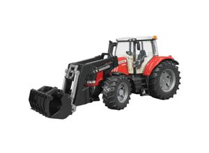 4001702030476 - bruder Traktoren-Serie 3000 Massey Ferguson 7624 Traktor mit Frontlader 3047 Spielzeugauto