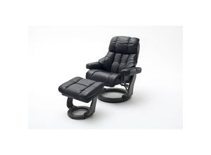 4027207116910 - iNNoSeat by MCA + CALGARY XXL Relaxer 180 mit Hocker - versch Ausführungen - schwarz schwarz