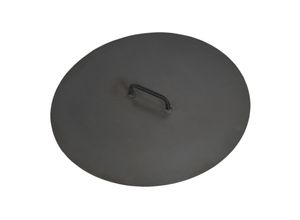 5902709571964 - Grill Zubehör Deckel 80 für Feuerschalen in schwarz (Größe 8050x8050cm)