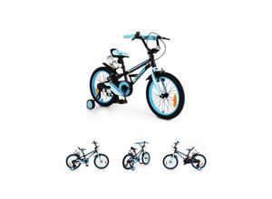 3800146202361 - Byox Kinderfahrrad 18 Zoll Pixi Klingel Reflektoren Stützräder ab 5 Jahre hellblau