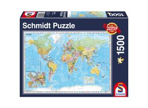 4001504582890 - Puzzle Die Welt 1500 Teile