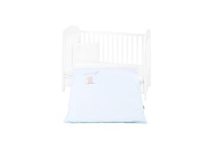 3800171200196 - Kikkaboo Babybettwäsche Set Dream Big 5-teilig Decke 135 x 95cm Kissen 45 x 35cm blau