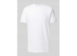 4049445202262 - OLYMP Modern Fit T-Shirt Rundhals Doppelpack weiss Einfarbig S