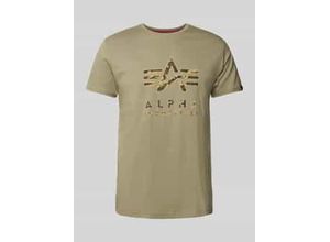 4059146731145 - T-Shirt mit Label-Print