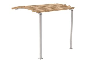 4061753291943 - PROCITY Pergola OZEAN Breiten-Anbaueinheit HxB 2910 x 3020 mm seidengrau