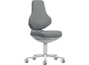 4099883002511 - Reinraum-Arbeitsdrehstuhl TEXON mit Rollen Höhenverstellbereich 450 - 620 mm Skintec grau bimos
