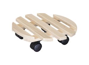 4001073221824 - Pflanzenroller Buche PALETTI 0318 Tragfähigkeit 100 kg natur Ø 300 mm VE 4 Stk