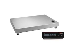 4006484015369 - Tischwaage große Wägeplattform BxT 520 x 400 mm Wägebereich bis 30 kg Ablesbarkeit 10 g Soehnle