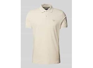 5020985363858 - Slim Fit Poloshirt mit Label-Stitching