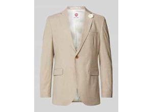 4066517548264 - Baukasten-Sakko mit Leinen-Anteil Herren Slim Fit Baumwolle beige meliert