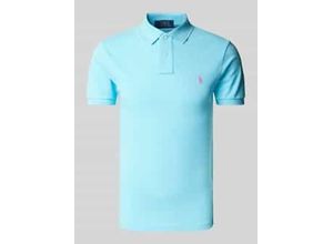 3616411864543 - Slim Fit Poloshirt mit Label-Stitching