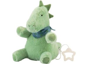 4066891214687 - Spieluhr STERNTALER Dino Rexi L grün (pudergrün) Spieluhren KinderB22cm H22cm T17cm Polyester Jersey B22cm H22cm T17cm