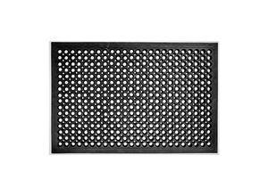 4260620356642 - Fußmatte MONA 90x150x12 cm schwarz Eingang Matte außem Ringmuster