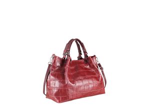 4036673212514 - Umhängetasche McBarth Damen Gr B H T 41cm x 31cm x 19cm onesize rot Leder COLLEZIONE ALESSANDRO Taschen Made in Italy
