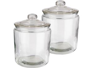 4004133675117 - Vorratsglas Classic Lebensmittelaufbewahrungsbehälter Gr B H L 18 cm x 26 cm x 18 cm farblos (transparent) Vorratsgläser zum Dekorieren und Aufbewahren 2 Liter