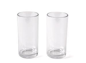 8712013014517 - BO-CAMP 2er Set Longdrink Gläser - Polycarbonat Camping Wasser Trink Glas 300 ml