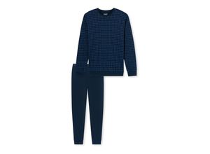 4007066062535 - Schiesser Herren Pyjama - Uncover by Schiesser blau