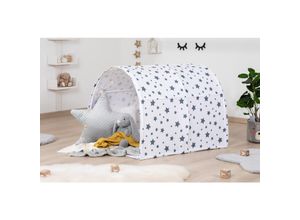 4251105969693 - TiCAA Spiel- und Betttunnel Kinderzelt Kindertunnel für Jungs & Mädchen Spielzelt für Bodenbett Hochbett Etagenbett und Einzelbett 90x200cm