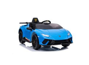 4066708826508 - Elektro-Kinderauto Lamborghini Huracan gelb - Kinderauto - Elektroauto - Ledersitz und Sicherheitsgurt