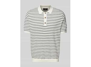 4068544098248 - Regular Fit Poloshirt mit gerippten Abschlüssen