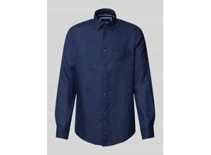 4069469109606 - Regular Fit Leinenhemd mit Button-Down-Kragen