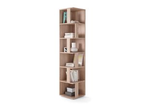 4038889064314 - Eckregal BEGA OFFICE Corner Shelf Regale Gr B H T 38 cm x 186 cm x 38 cm 6 St offene Fächer braun (eiche son) Eckregale mit 6 offenen Fächer Regal in 2 Farbausführungen