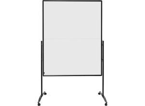 8713797091145 - PREMIUM PLUS Freistehende Pinnwand Magnetisch Freistehend 126 (B) x 58 (T) x 196 (H) cm Aluminium Weiß
