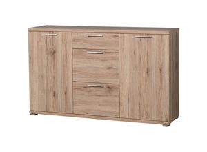 4005949320062 - Sideboard Top 3201-177 sanremo-eiche 2 Fachböden 1440 x 400 x 880 cm 4005949320062 GERMANIA