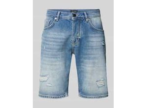 8052136745968 - Slim Fit Jeansshorts im Destroyed-Look