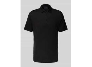 4066425719022 - Regular Fit Poloshirt aus Leinen-Elasthan-Mix