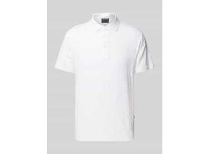 4066425718728 - Regular Fit Poloshirt aus Leinen-Elasthan-Mix