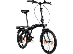 4255676604397 - ZF20 Speed Folder 20 Zoll Klapprad Faltrad Stadtrad Fahrrad faltbar Klappfahrrad StVZO