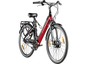 4260582293016 - Z902 E Bike Damenfahrrad ab 150 cm Rücktritt Pedelec 28 Zoll Fahrrad mit tiefem Einstieg Hollandrad mit 7 Gang Nabenschaltung StVZO