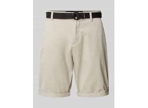 4068128252219 - Regular Fit Chinoshorts mit Gürtel