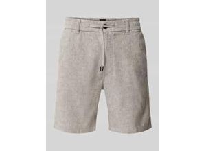 4063545023923 - Tapered Fit Leinenshorts mit elastischem Bund