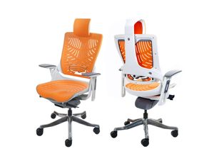 4057651633381 - Bürostuhl MERRYFAIR Wau 2b Schreibtischstuhl Drehstuhl Hartschale ergonomisch ~ orange