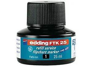 4004764780242 - Nachfülltinte Marker FTK25 FTK25 Flasche schwarz 25ml FTK25 Flasche schwarz 25ml - Edding