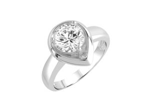 4006046381451 - Zeeme Basic Ring 925 - Sterling Silber Zirkonia weiß Glänzend (Größe 019 (600))