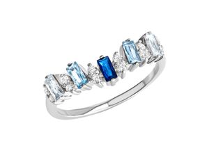 4006046366830 - Zeeme Gemstones Ring 925 - Sterling Silber Zirkonia weiß Glänzend (Größe 058 (185))