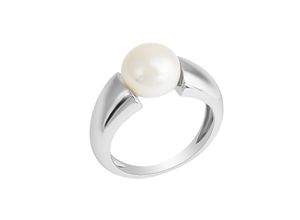 4006046373241 - Zeeme Pearls Ring Silber 925 rhodiniert mit einer weißen Perle 10-105mm