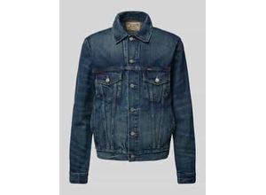 3614713196911 - Jeansjacke mit Pattentaschen Modell ICON TRUCKER-DENIM-JACKET