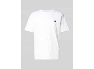 4064958791447 - T-Shirt mit Label-Stitching