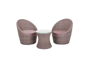 4041908109965 - Club Set Sitzgruppe Garten Sessel Lounge Tisch Rattan Optik