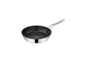3168430310735 - Bratpfanne TEFAL Jamie Oliver Cooks Classic Pfannen Gr Ø 28 cm + Höhe 652 cm schwarz (edelstahlfarben schwarz) Bratpfannen EdelstahlAntihaftversiegelungThermo-Signalalle HerdartenInduktion