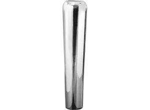 4042911570230 - Dekovase FINK TUTZI silber (silberfarben) H90cm Ø24cm Eisen Vasen Vase aus Metall vernickelt Bodenvase