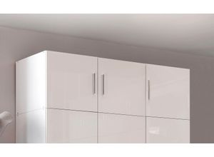 4038061017541 - Schrankaufsatz WIMEX Malta weiß (weiß hochglanz weiß) B80cm H40cm T40cm Spanplatte Möbelaufsätze Kleiderschrank-Zubehör Schrankaufsatz