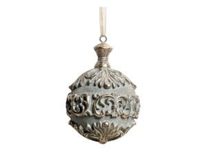 5712750375646 - Chic Antique Weihnachtskugel im Antique Verte Stil H15 Ø 105 cm antique verte